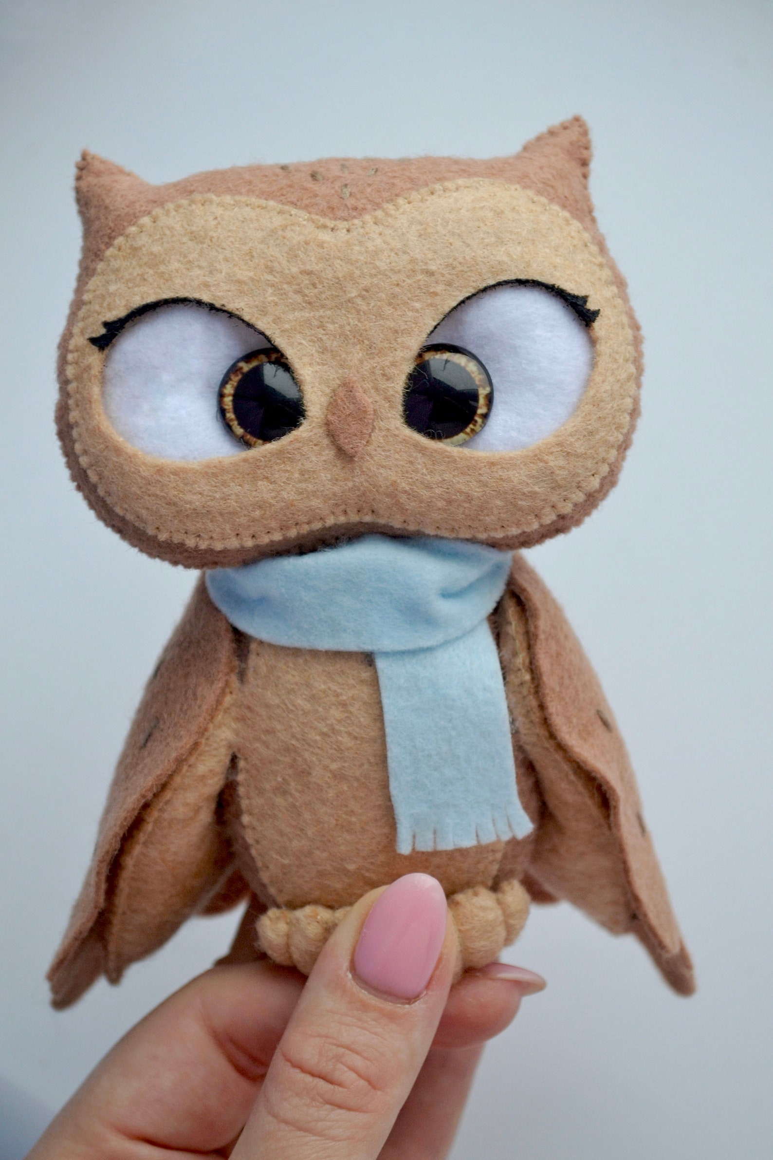 Owl Sewing Pattern, Owl PDF Pattern, Felt Pattern PDF, Forest Animal Pattern, Felt Toy Pattern ...