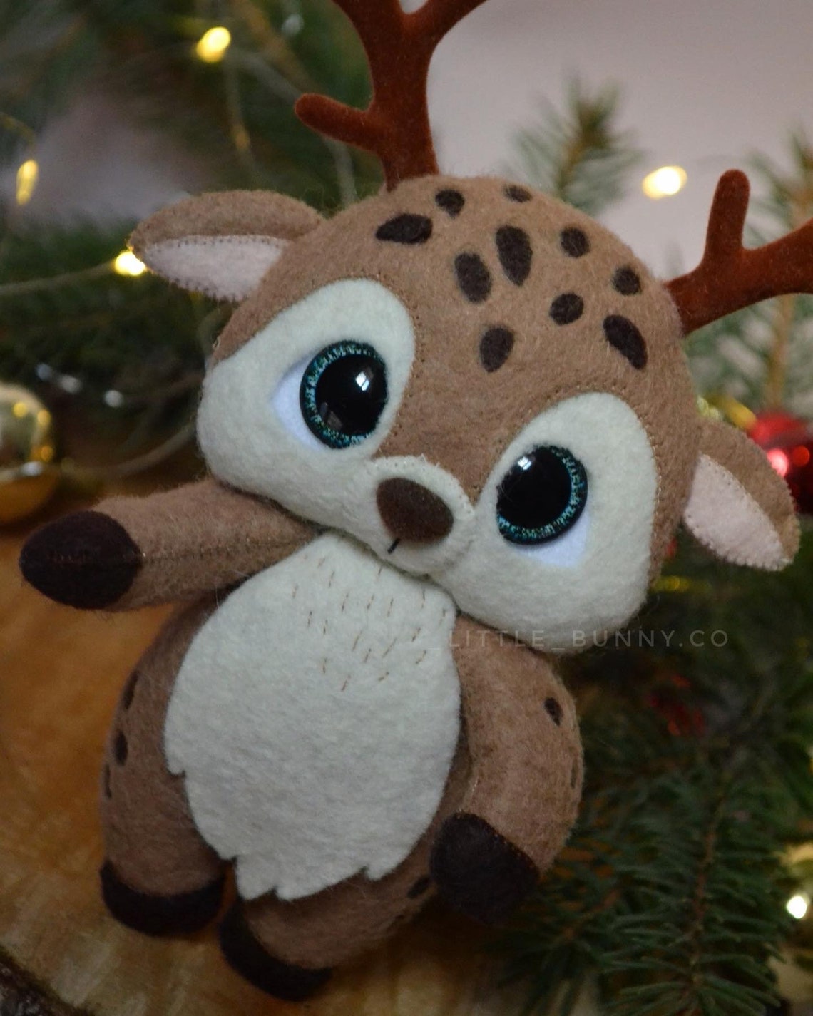 Deer Sewing Pattern, Deer PDF Pattern, Felt Pattern PDF, Forest Animal ...