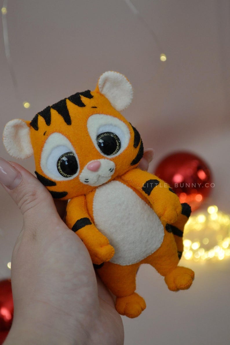 Tiger Sewing Pattern, Tiger PDF Pattern, Felt Pattern PDF, Safari ...