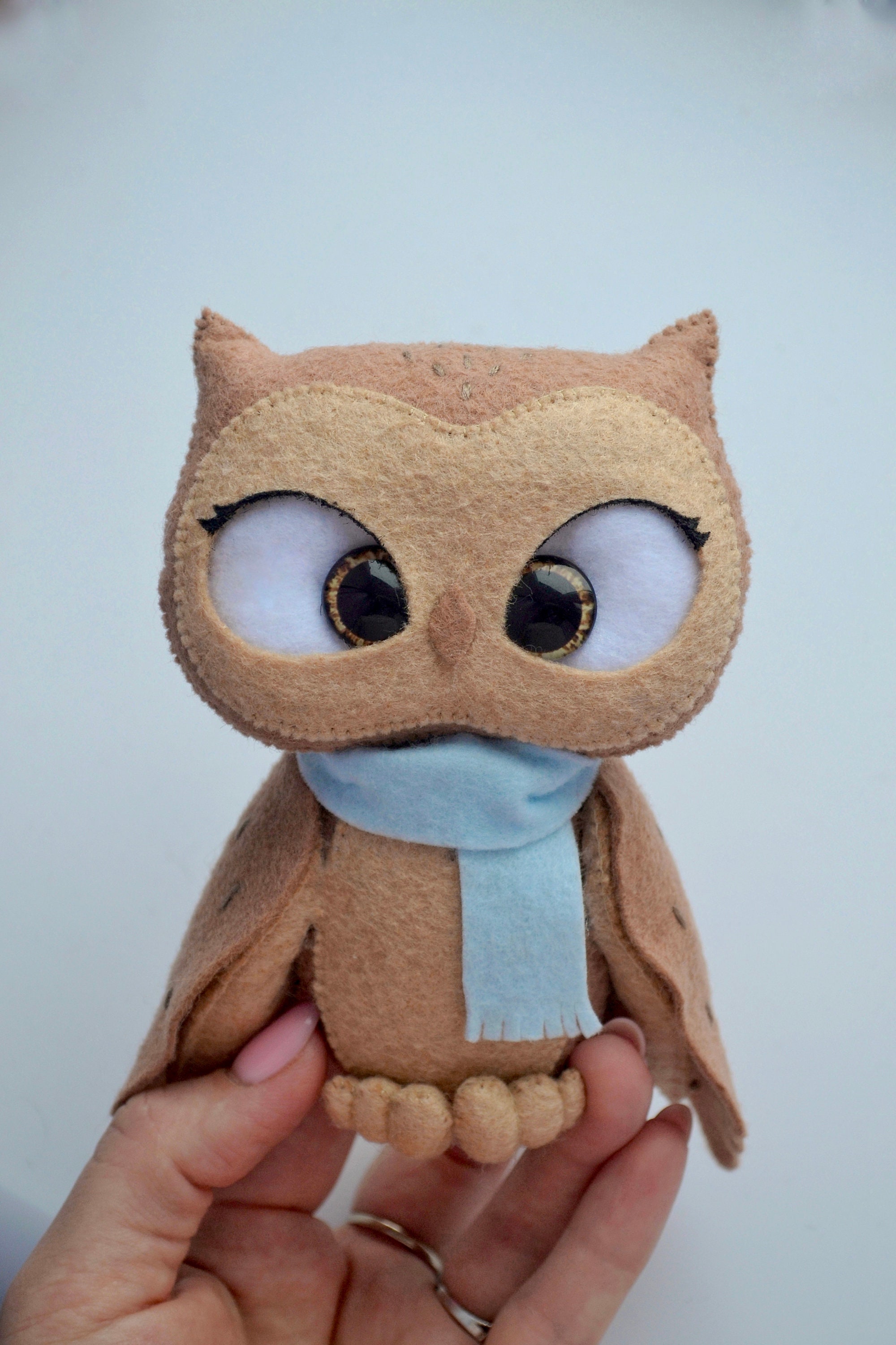 Owl Sewing Pattern, Owl PDF Pattern, Felt Pattern PDF, Forest Animal Pattern, Felt Toy Pattern ...