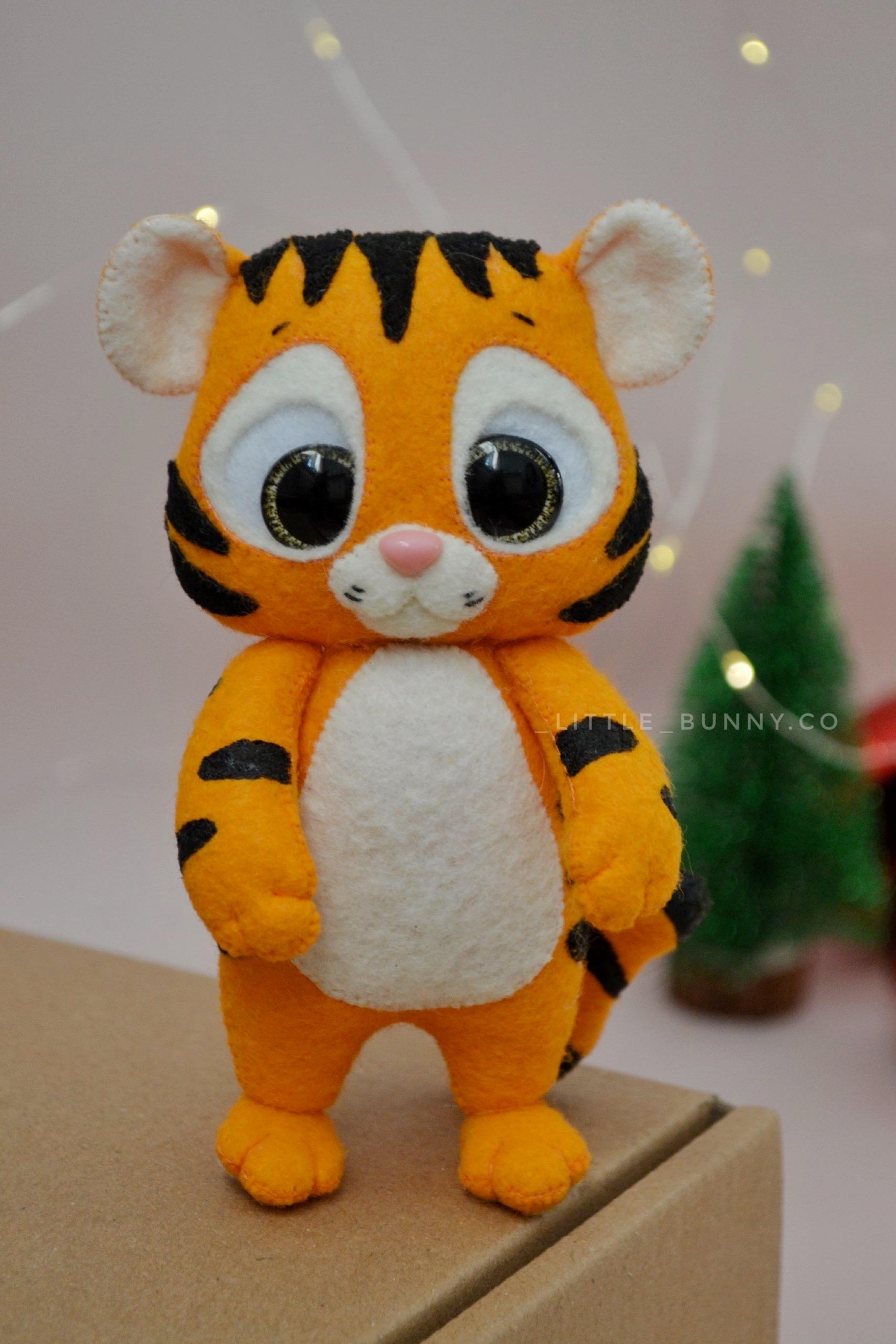 Tiger Sewing Pattern, Tiger PDF Pattern, Felt Pattern PDF, Safari ...