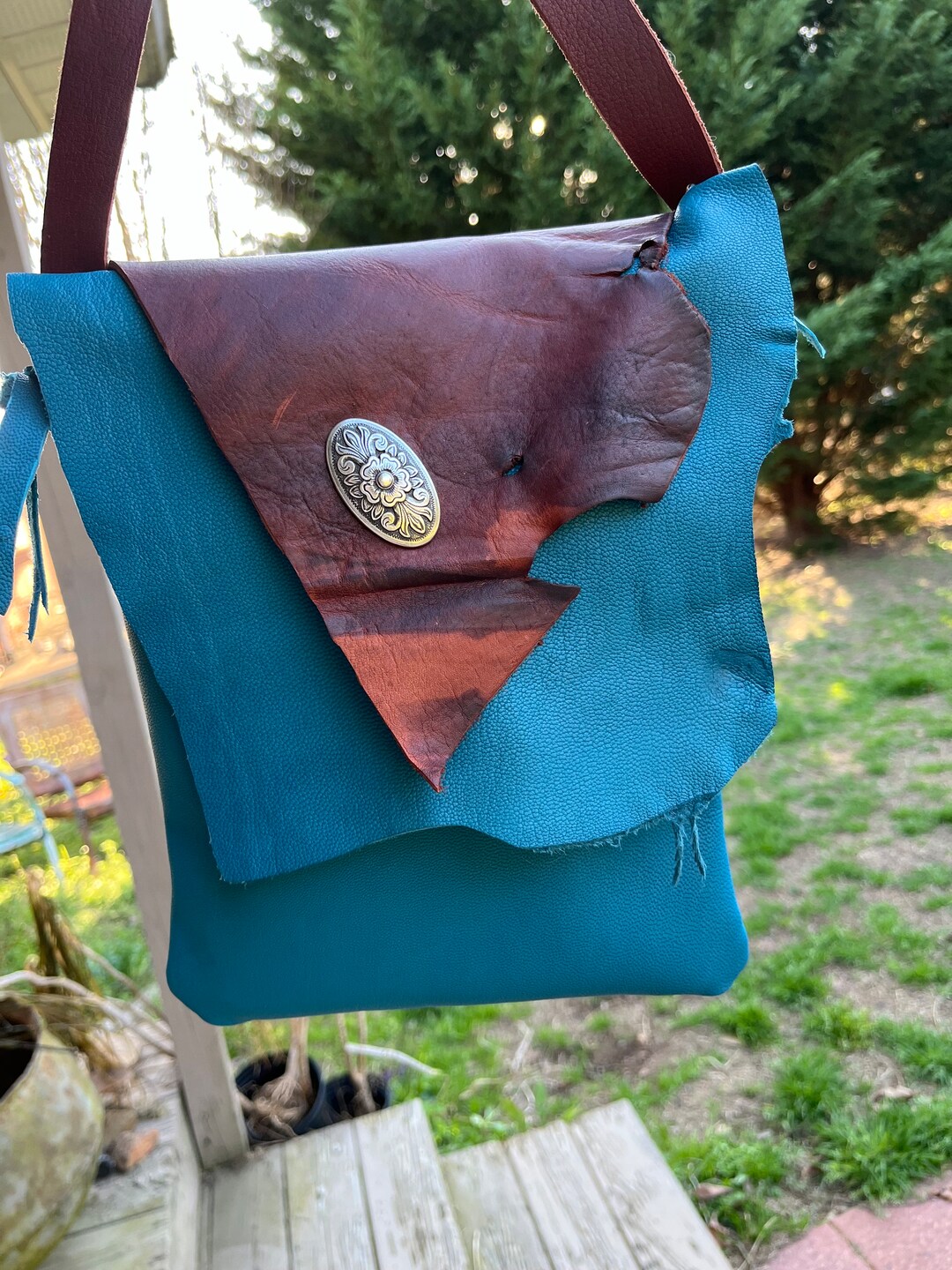 Buckskin Leather Purse, Handmade - Etsy