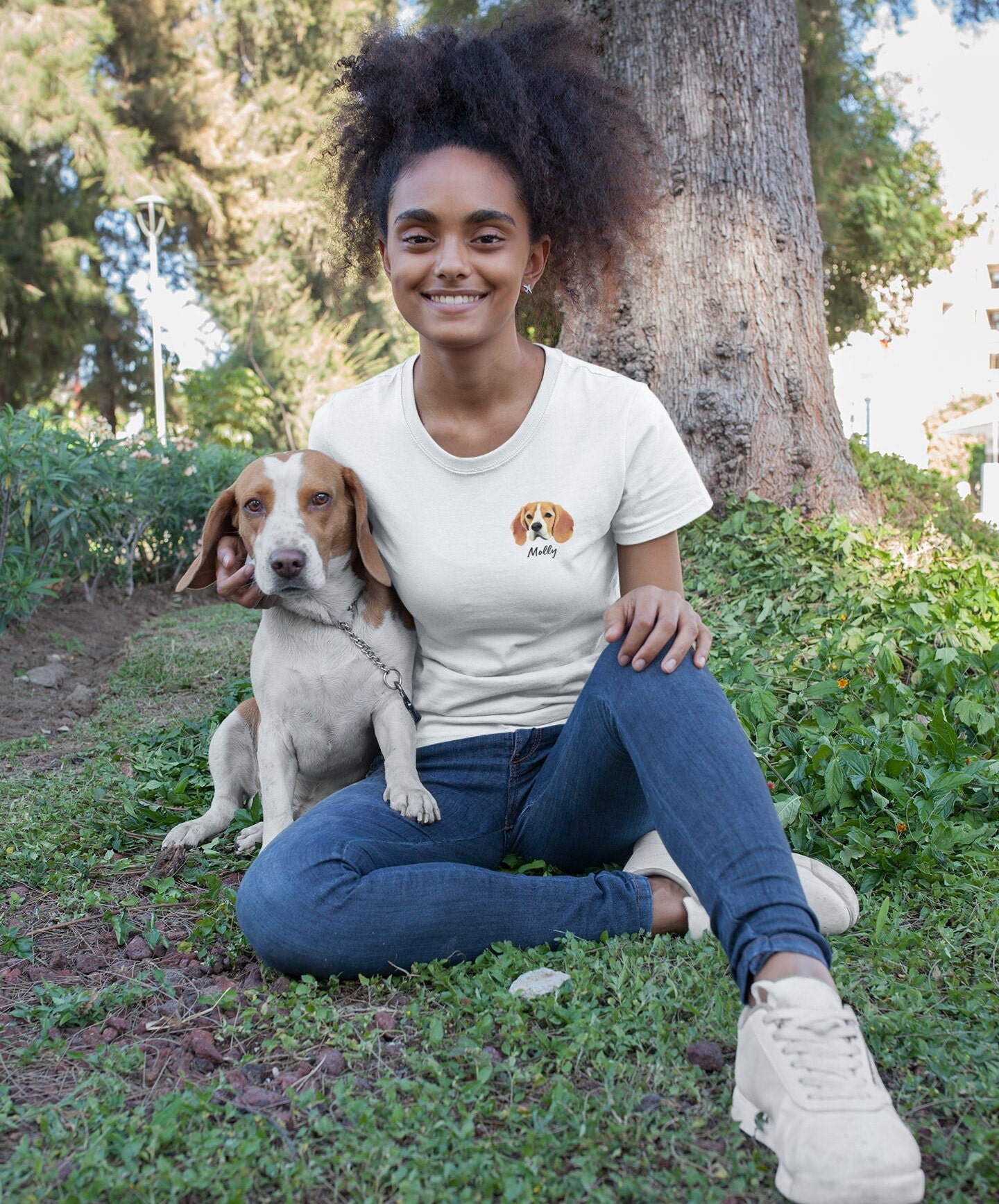 Custom Pet Portrait T-shirt Custom Pet Shirt With Photo Name Custom Cat ...