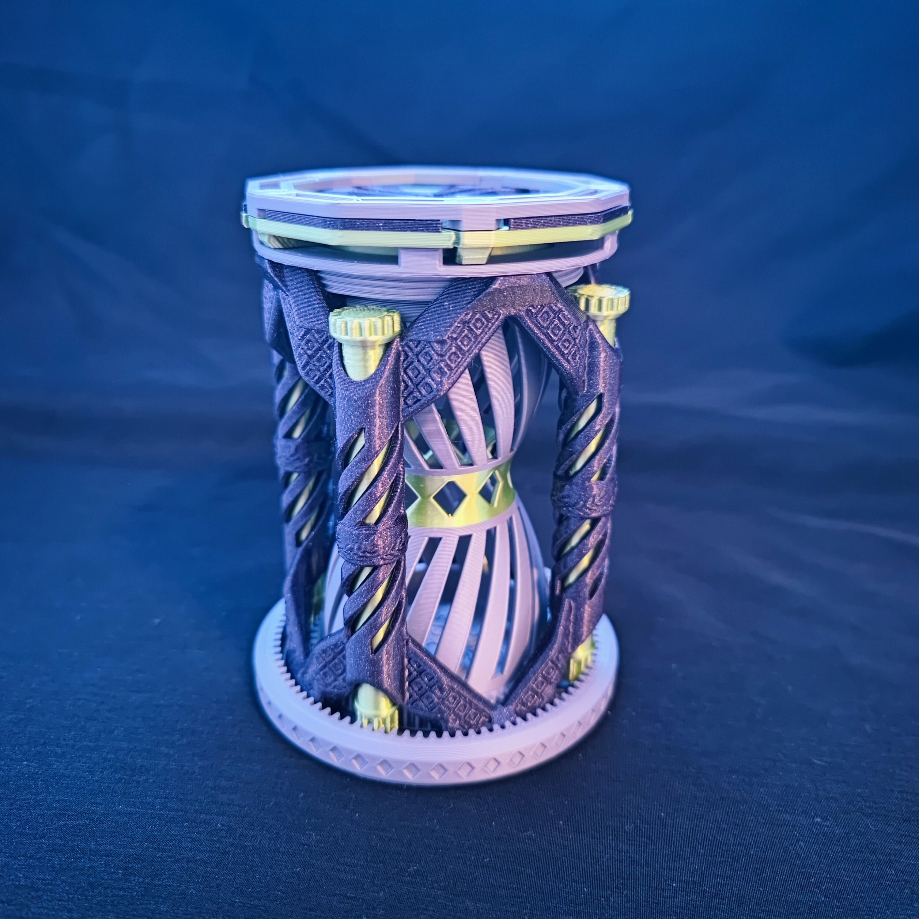 Rotating Hourglass Dice Box, Dnd Dice Vault Organizer - Etsy