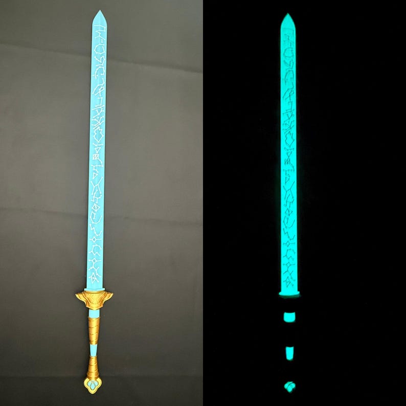 Kpop Demon Hunter Cosplay Sword Kit, Glow in the Dark, Rumi, Huntrix ...