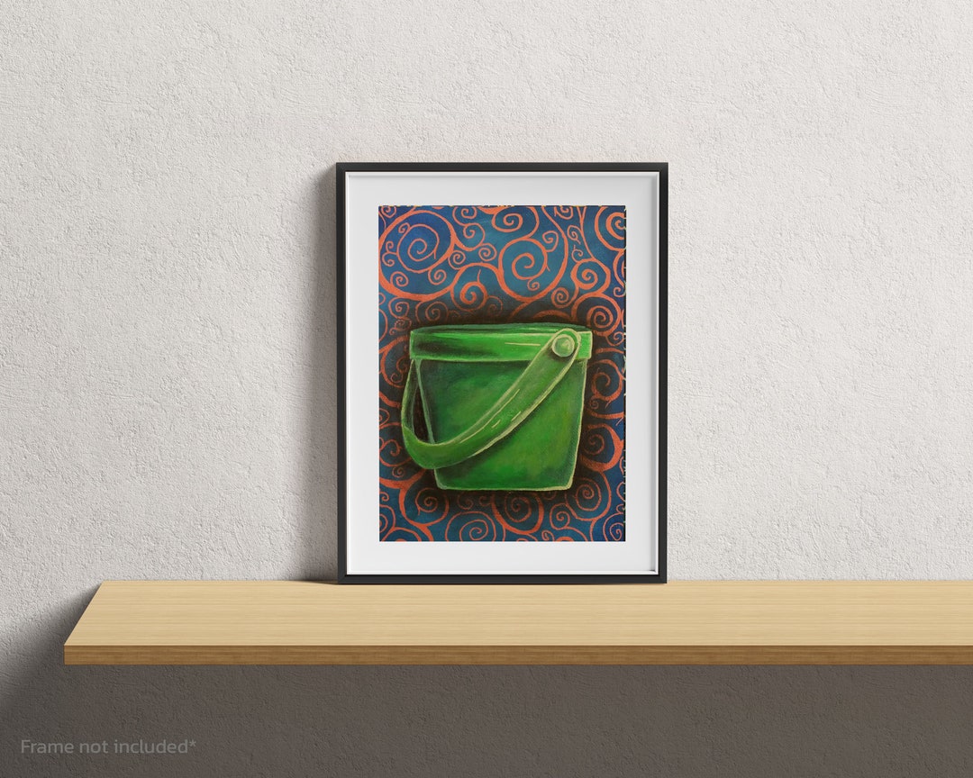 Ponyo, Ponyo Bucket, Studio Ghibli Art, Studio Ghibli Print, Hand ...