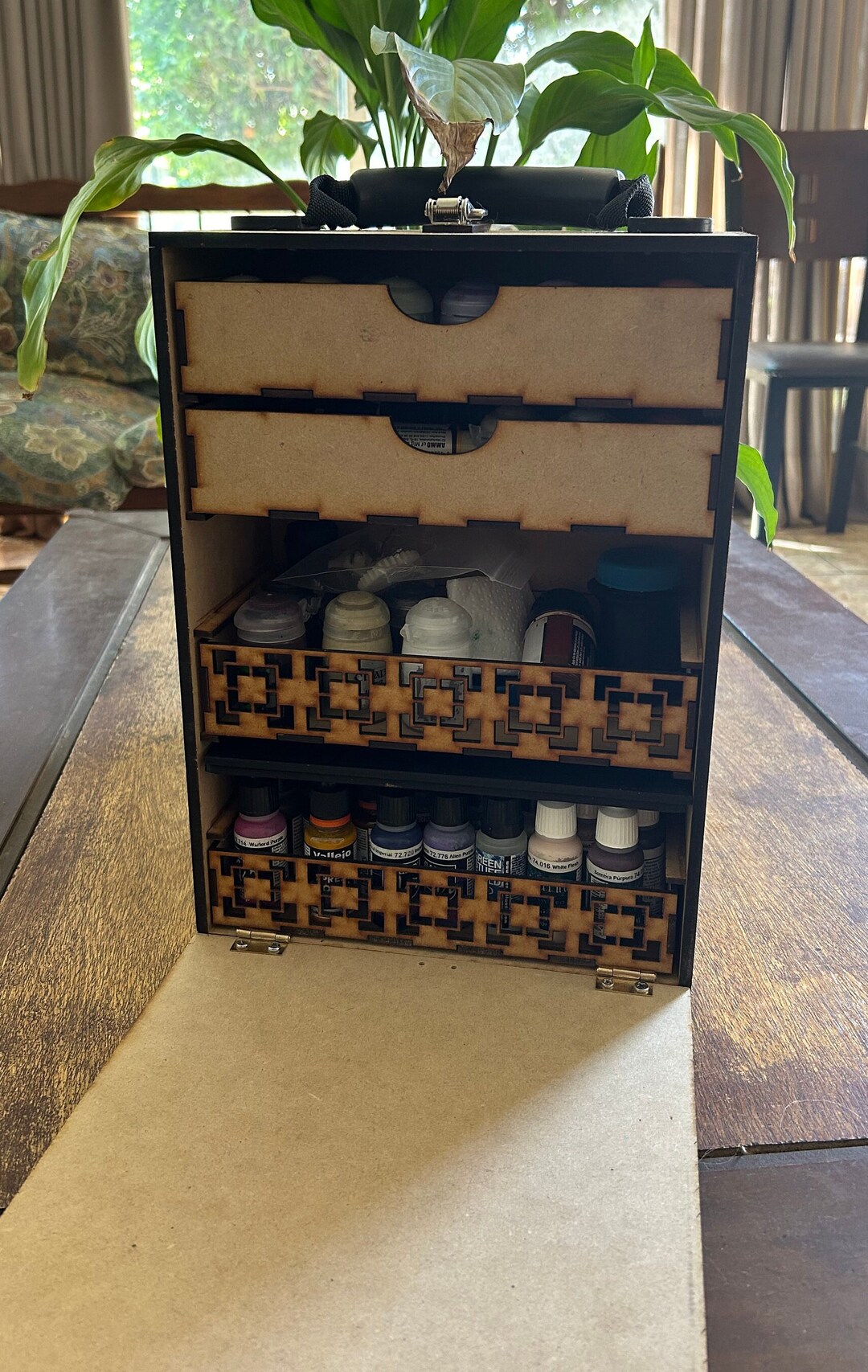 Painting Case Small - Portable Painting Station - Digital Files With ...