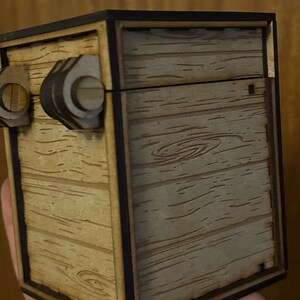 One Piece Deck Card Storage Display Box Digital Files Only , 3mm TCG ...