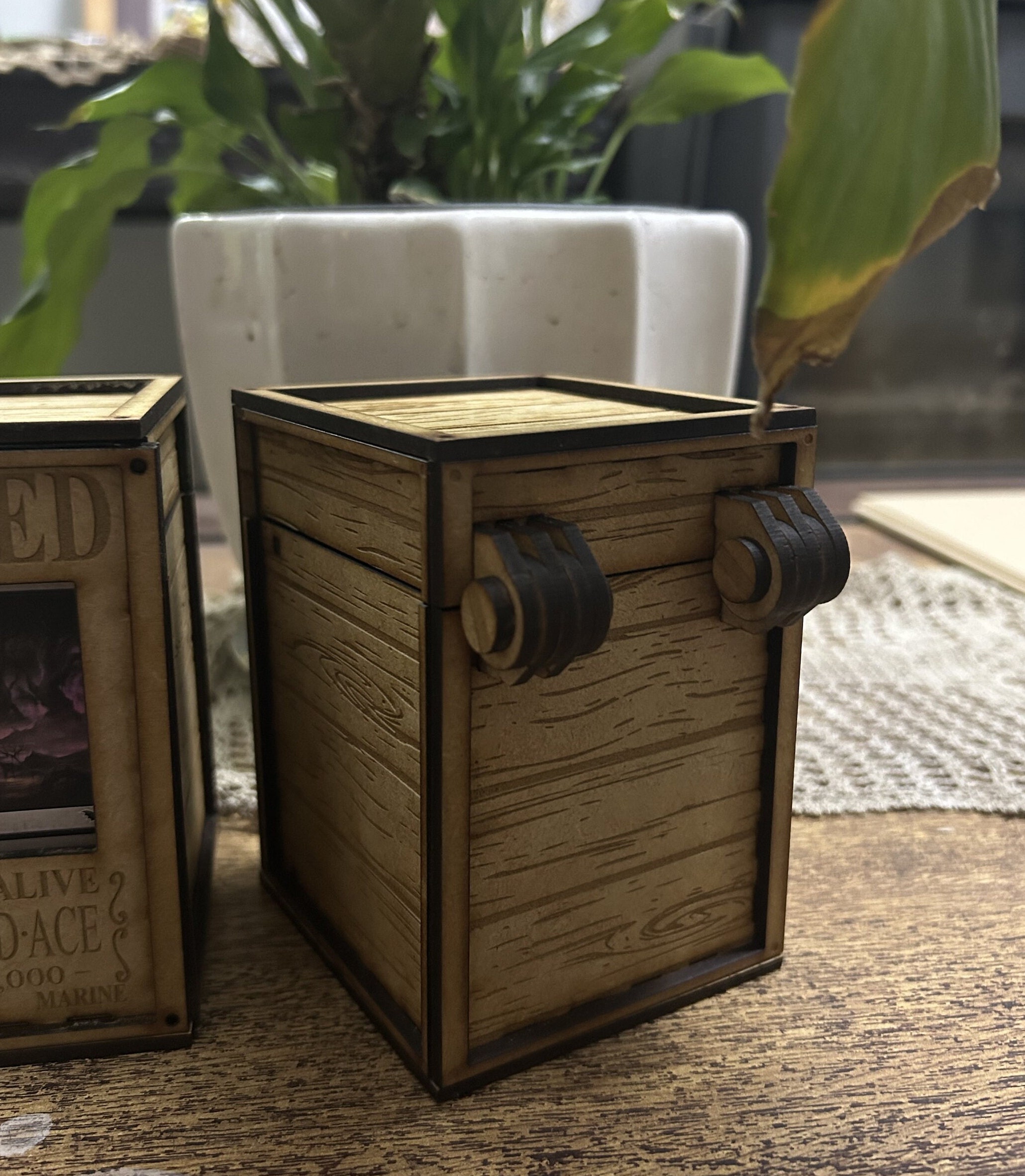 One Piece Deck Card Storage Display Box Digital Files Only , 3mm TCG ...