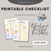 Kids Daily Checklist Schedule Printable Chore Chart | Daily Routine ...