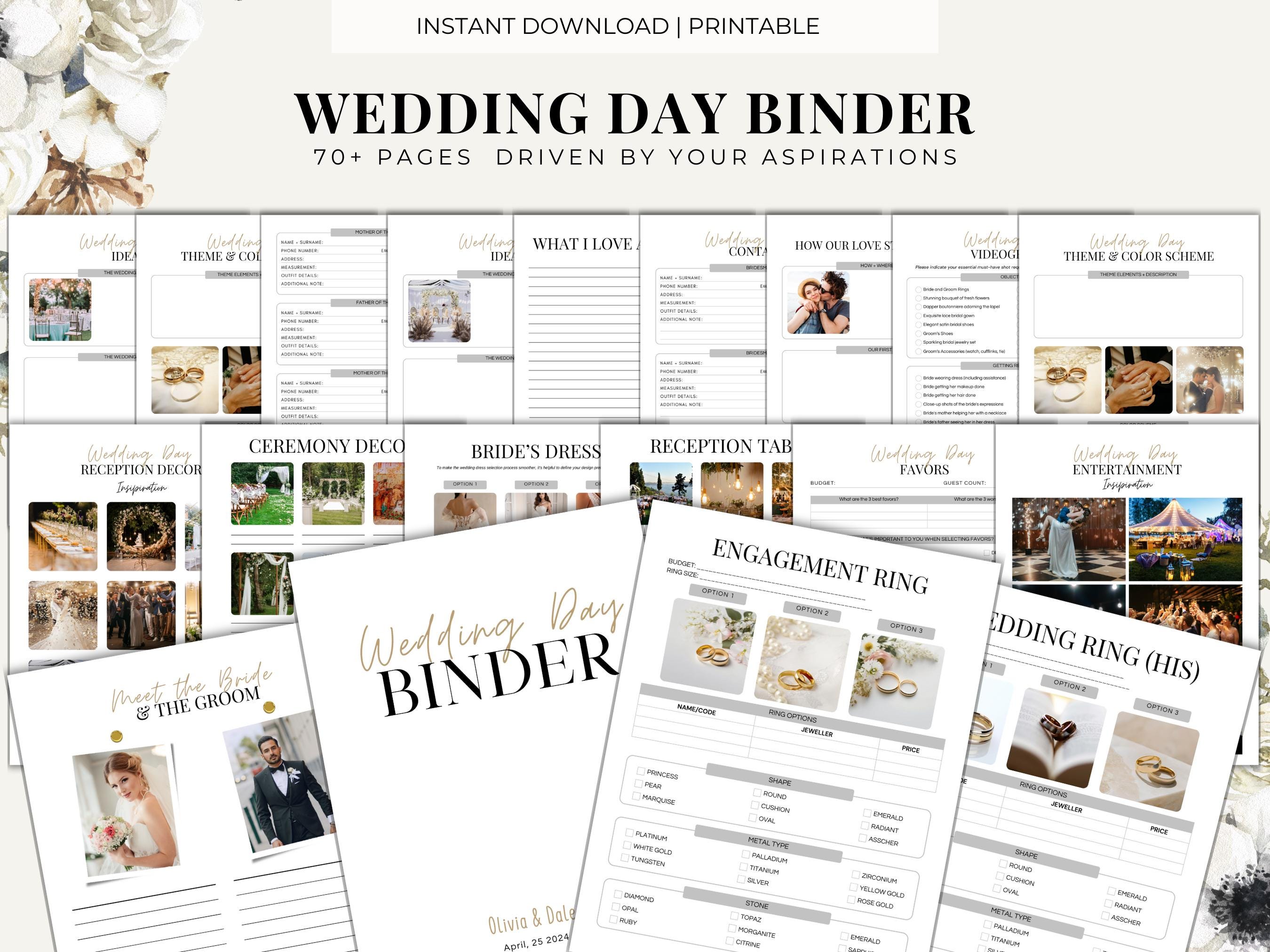 Ultimate Wedding Day Binder, Wedding Planner, Wedding Planning, Wedding ...