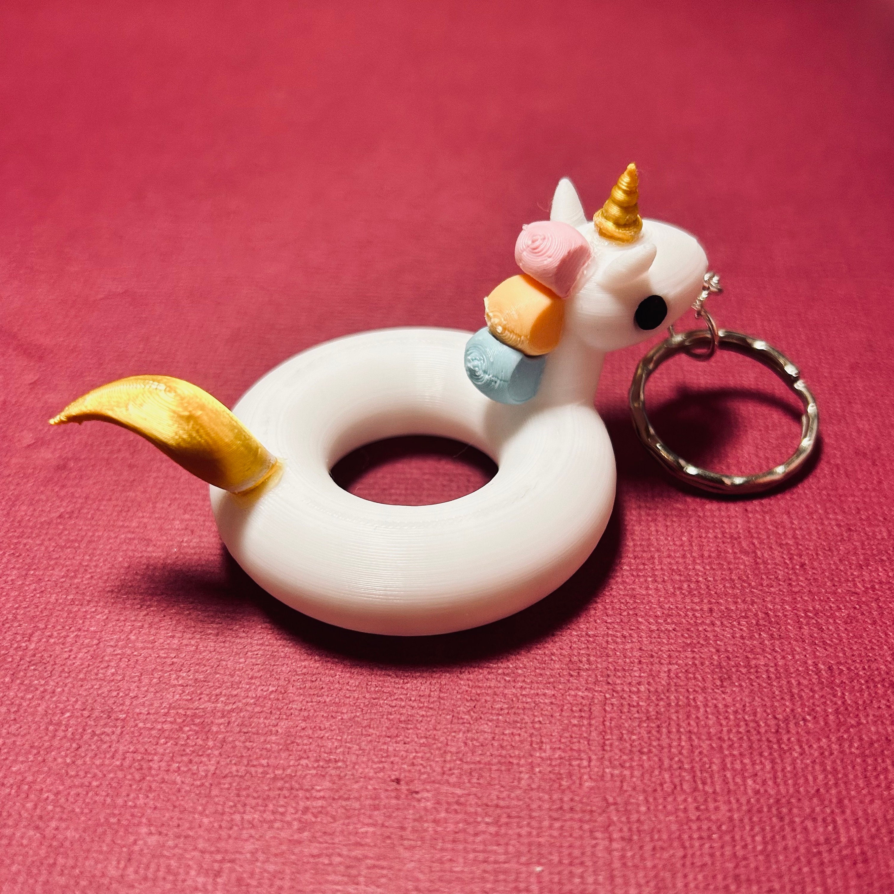 3D Model Stl Unicorn Pool Float File Design Pop Culture Cute Pastel ...