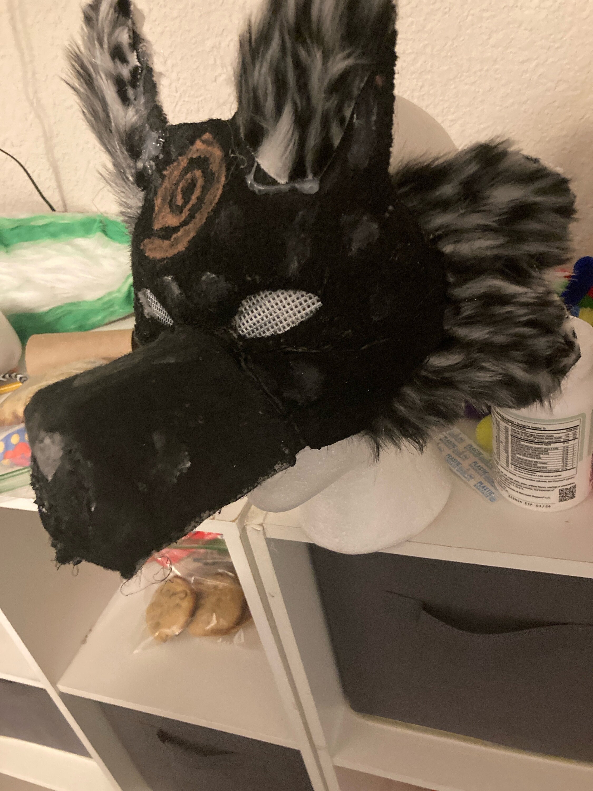 Black Wolf Mask remake - Etsy