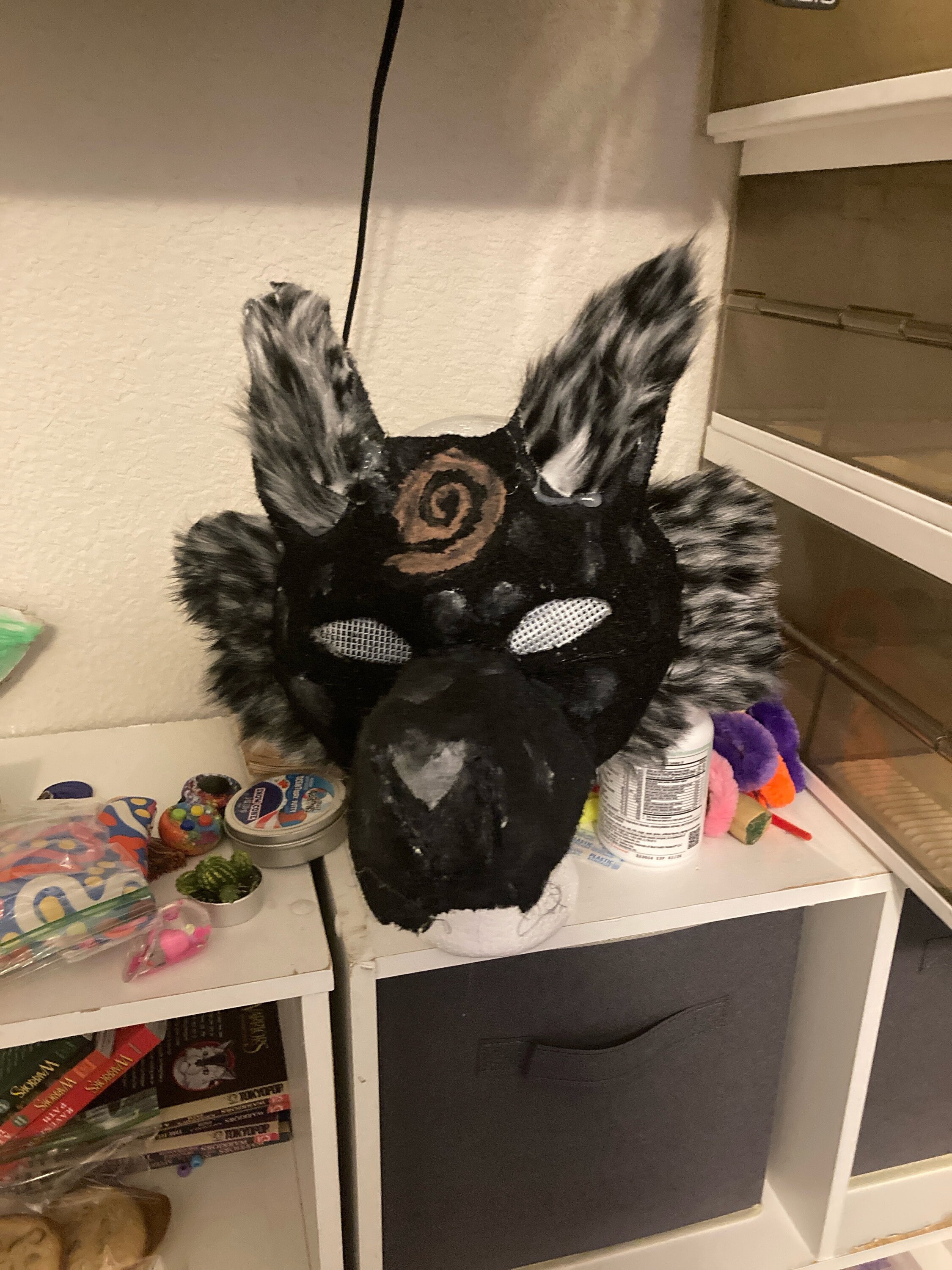 Black Wolf Mask remake - Etsy