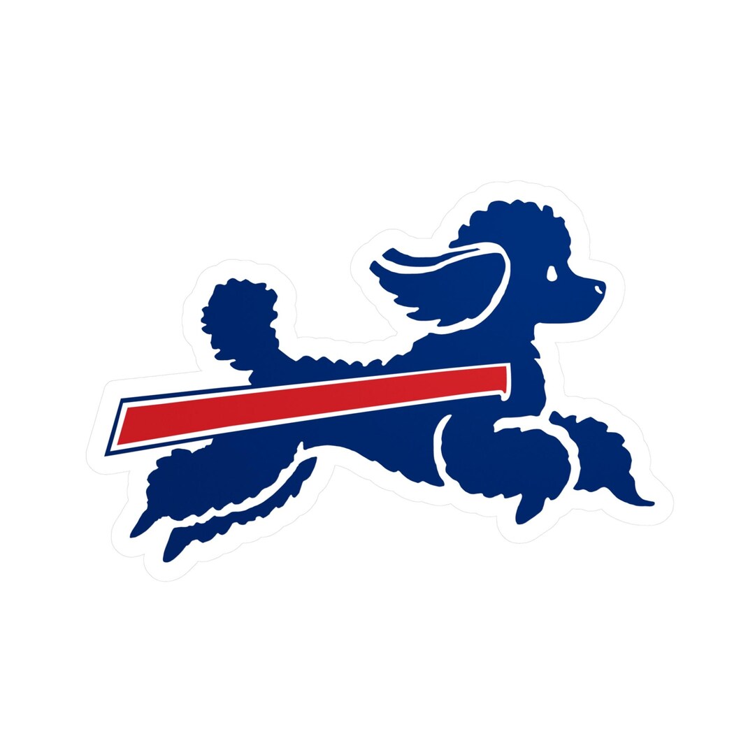 Toy Poodle Buffalo Dog Sticker - Etsy Australia