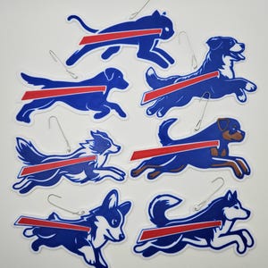 Buffalo Bills Dog, Cat, and Horse Logo Christmas Ornaments - Labrador ...