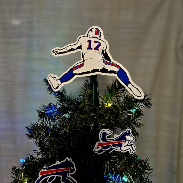Josh Allen Tree Topper - Etsy