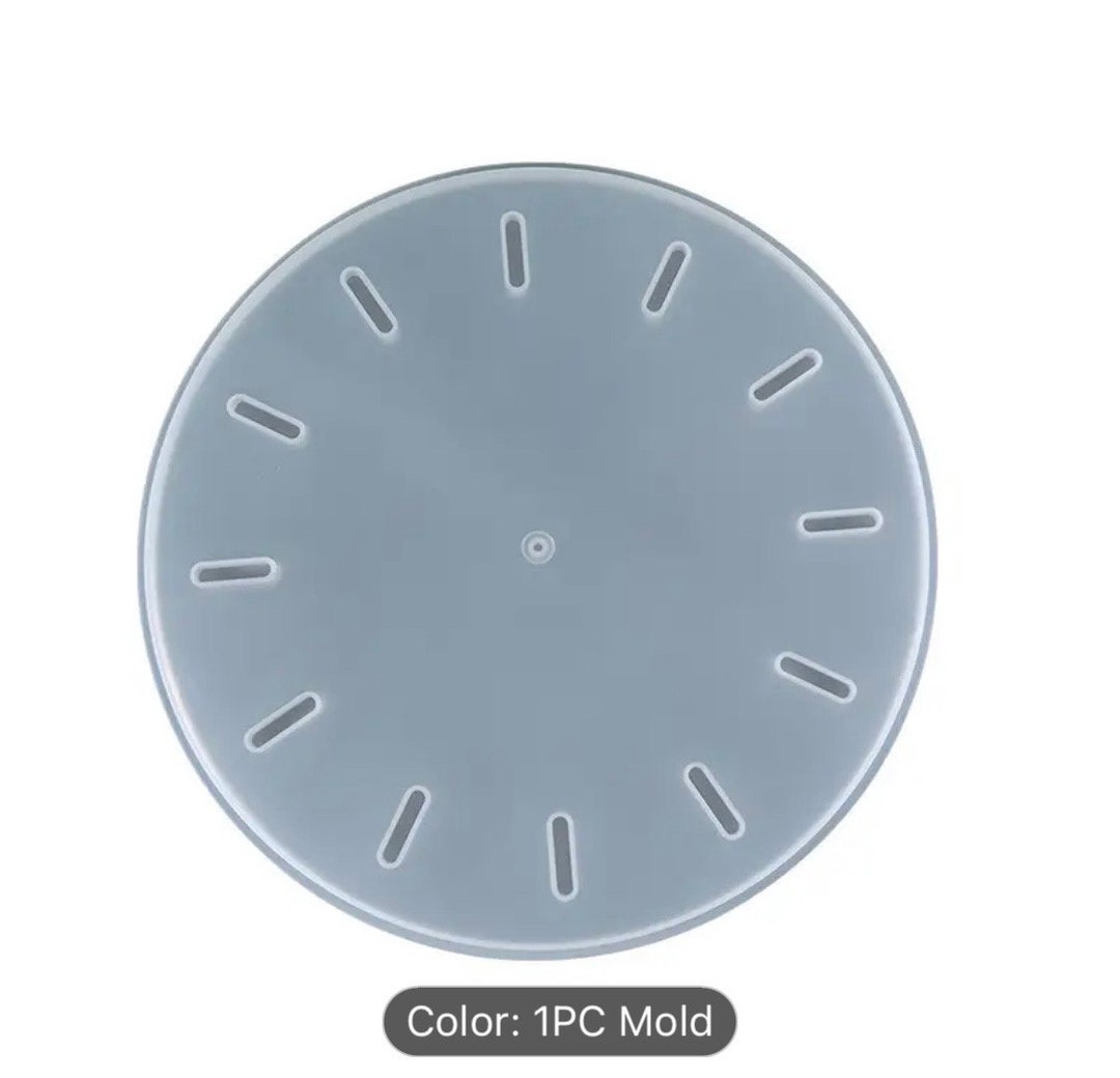 Large Silicone Resin Clock Mold: DIY Crafting (33.4cm) - Etsy