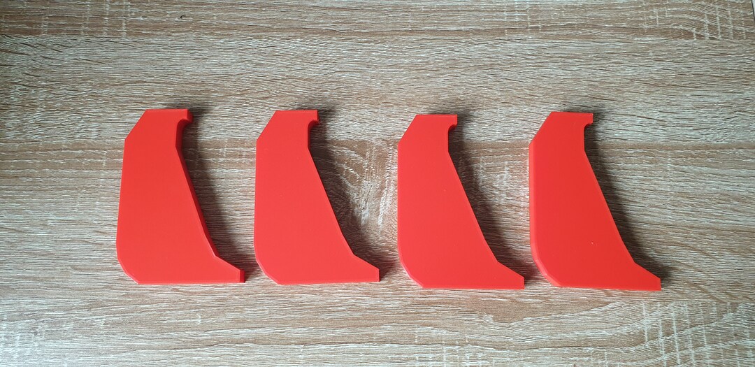 Ford Fiesta Mk6 ST150 Rear Bumper Diffuser Fins/fiesta Zetec S/fiesta ...