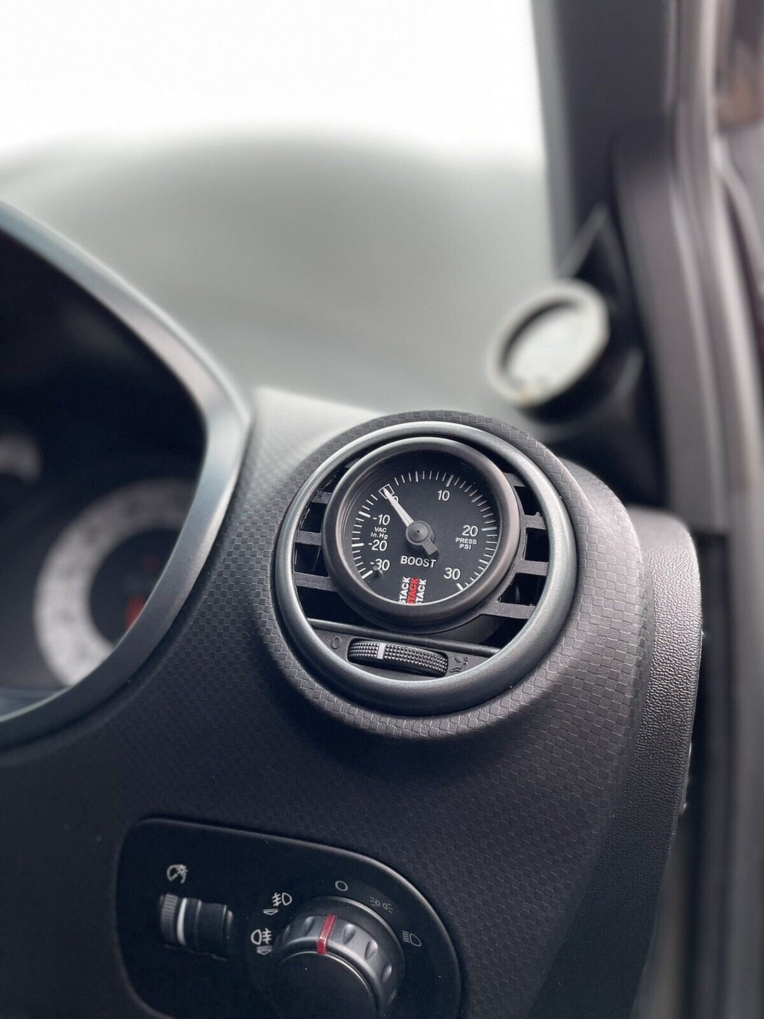 VW GTI Jetta Mk3 Golf Single Dash Gauge Mount Holder Panel 52mm Boost ...