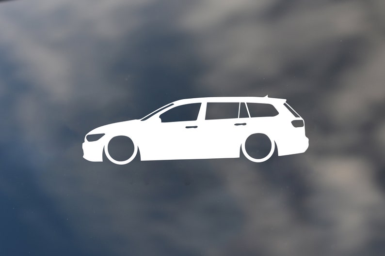 2 X VW Passat Vinyl Lowered Modified Car Window Sticker Transfer Decal ...