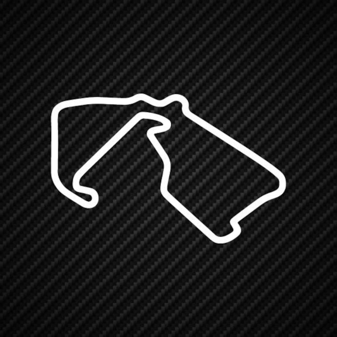 2 X Silverstone Track Vinyl Sticker Transfer Decal Car Automotive - Etsy