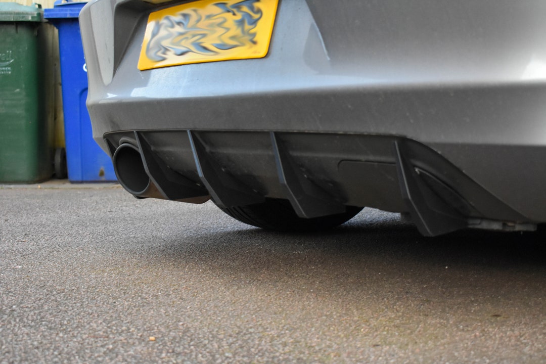 V2 Tapered Fits Mk1 Seat Leon Cupra R Rear Lower Diffuser Fin Set, Easy ...