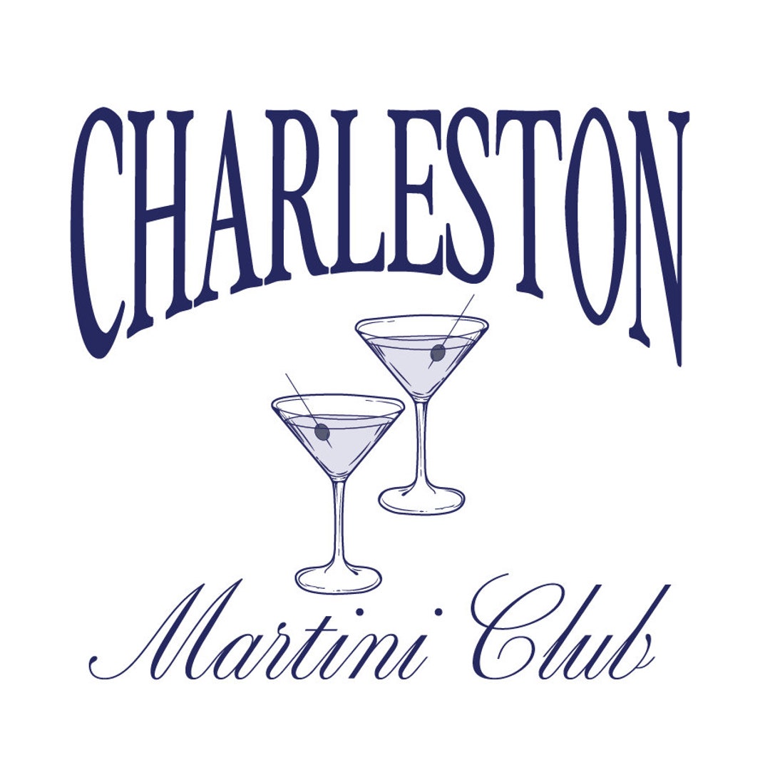 Martini Club, Bachelorette Custom Logo, Charleston Bachelorette Party ...