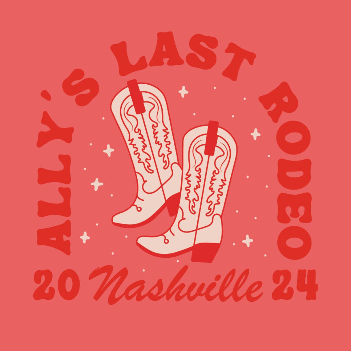 Last Rodeo, Nashville Bachelorette Party, Custom Bach Party Logo ...