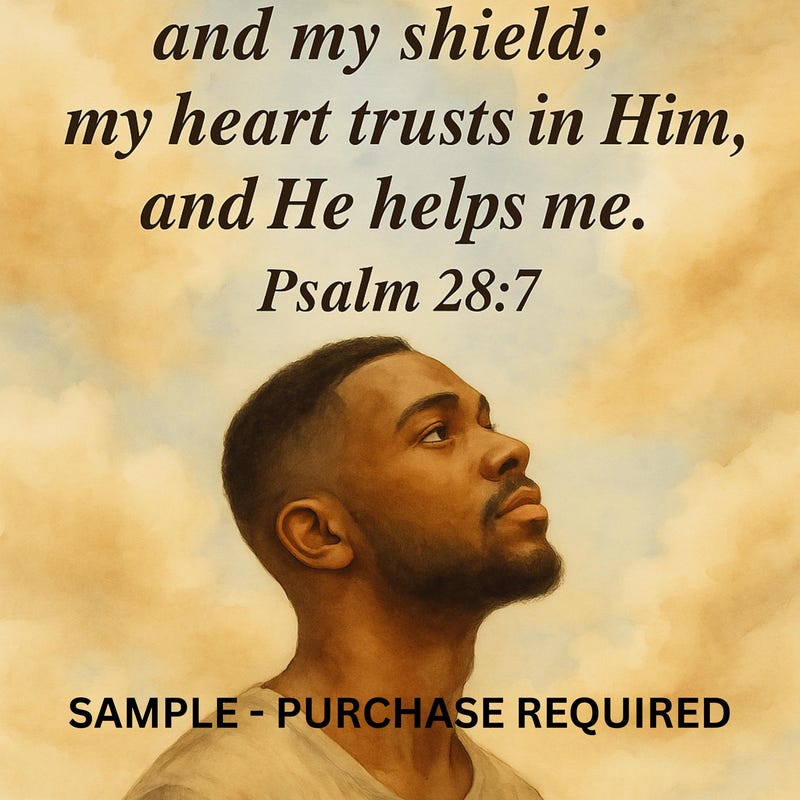 Psalm 28 7 - Etsy