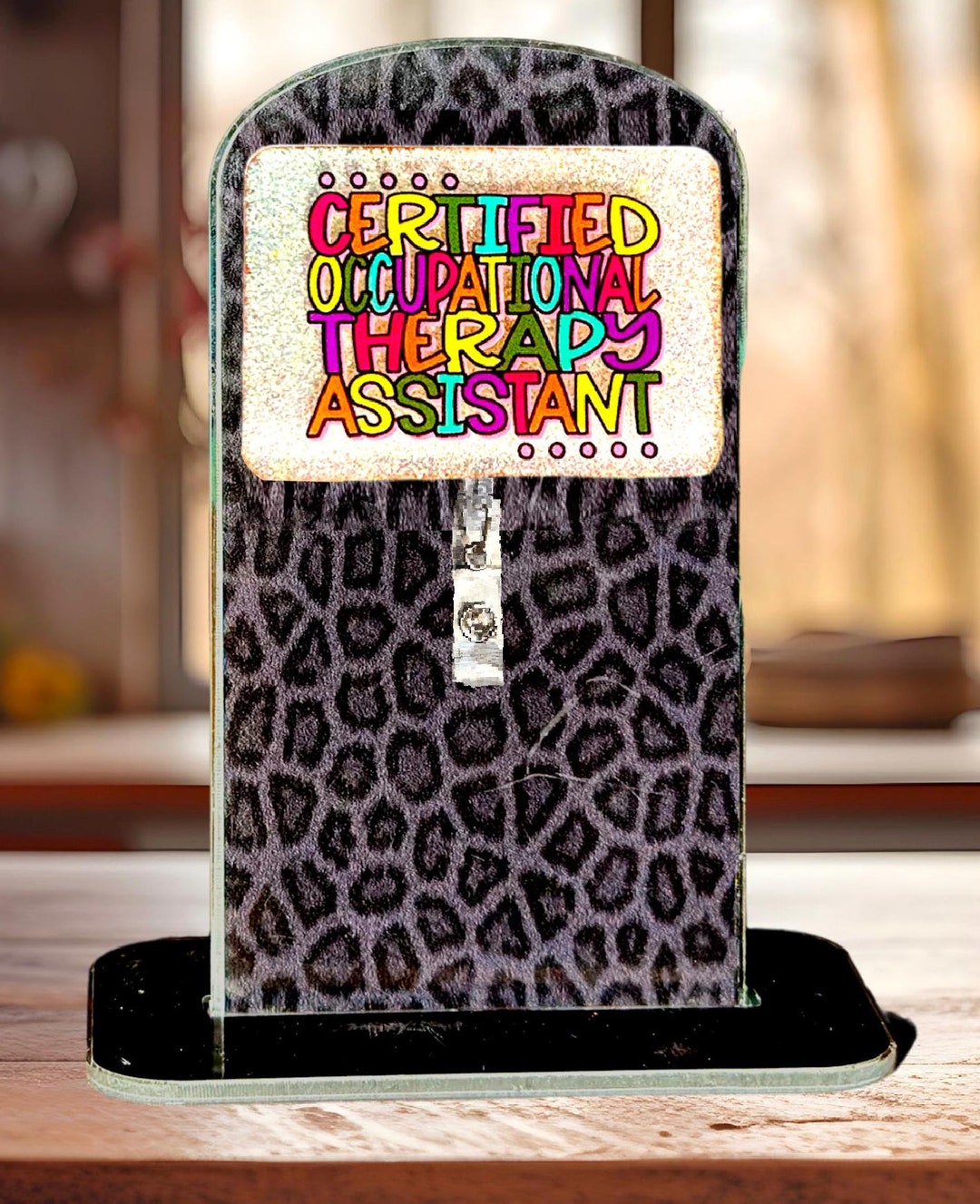 COTA Badge, Occupational Therapy Assistant Badge Reel - Alligator Clip ...