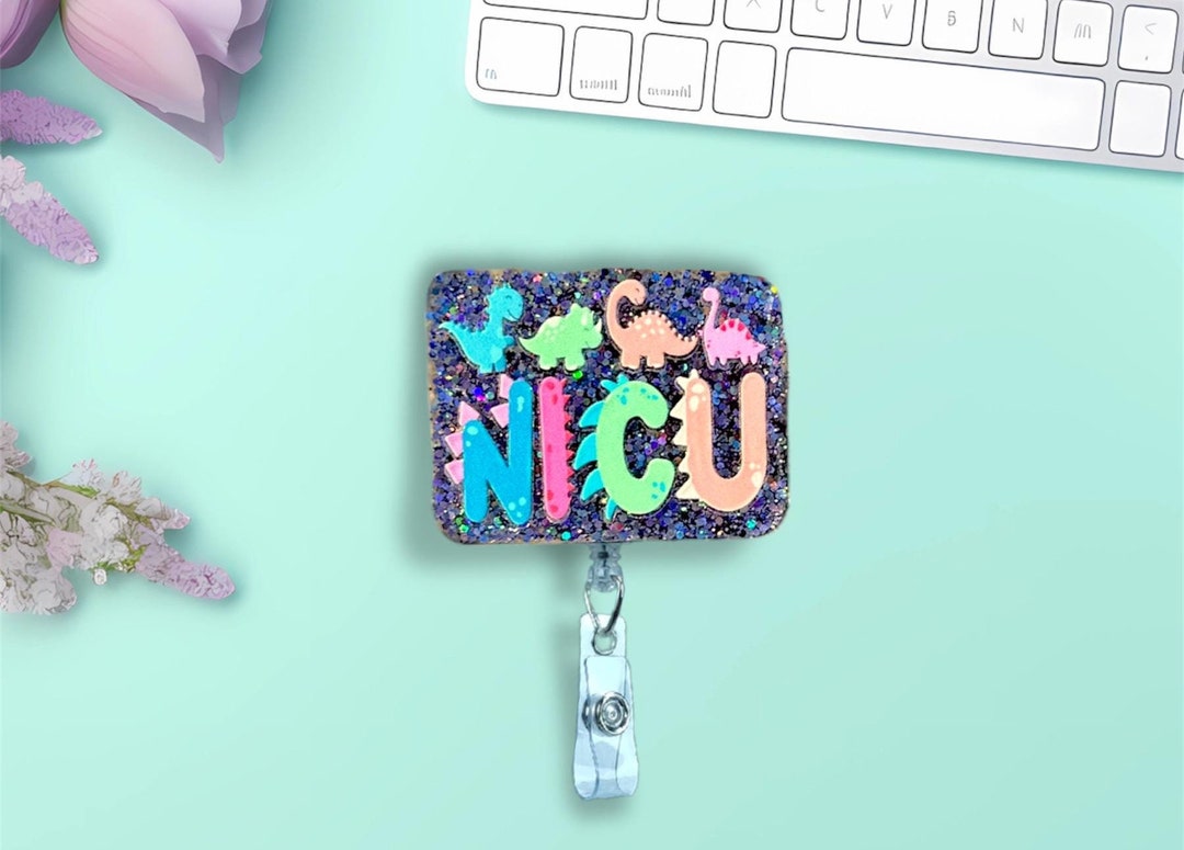 NICU Retractable Badge Reel, Nicu Badge Reel, Nicu Rn Badge Reel, Nicu ...