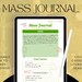 Catholic Mass Prayer Journal - Etsy