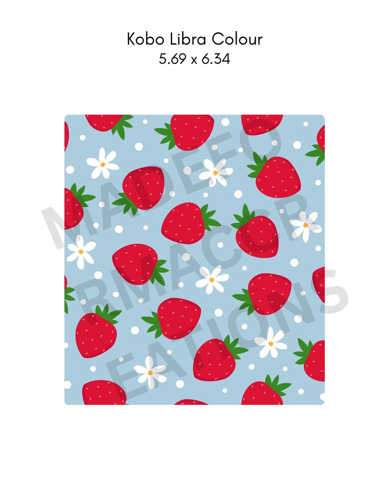 Kobo Libra Color Insert for Clear Case, PRINTABLE - Etsy