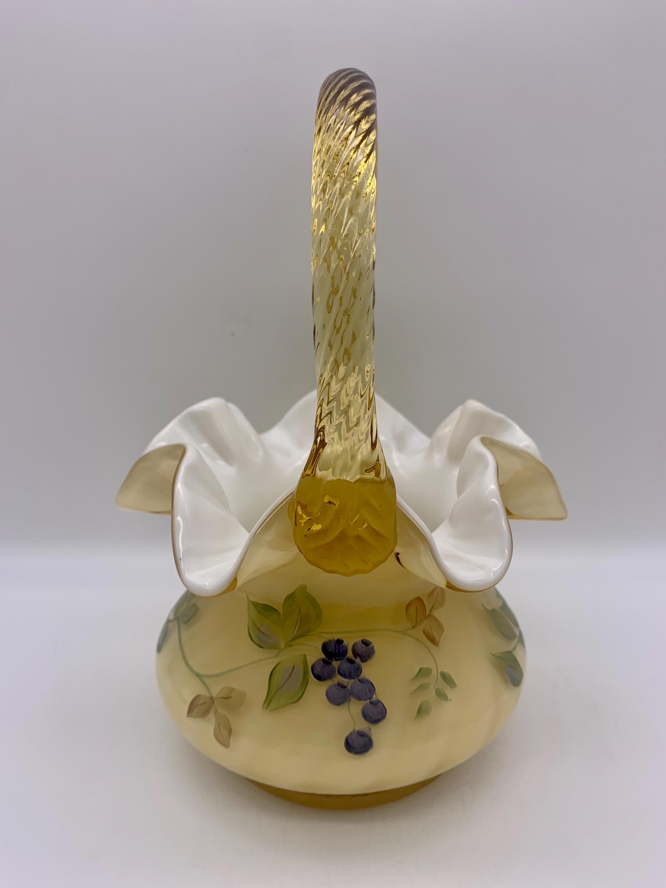 Vintage Don Fenton Family Signature Series Mountain Berry Basket Signed ...