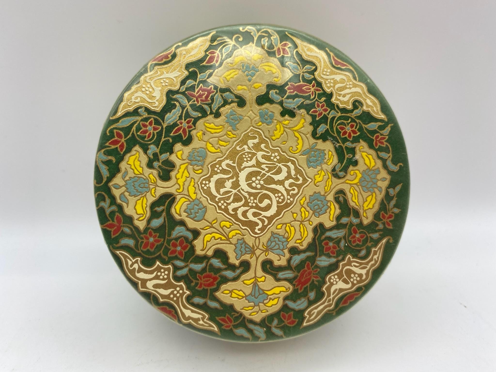 Empty Vintage Coty New York Paris Air Spun Emeraude Powder Vanity ...