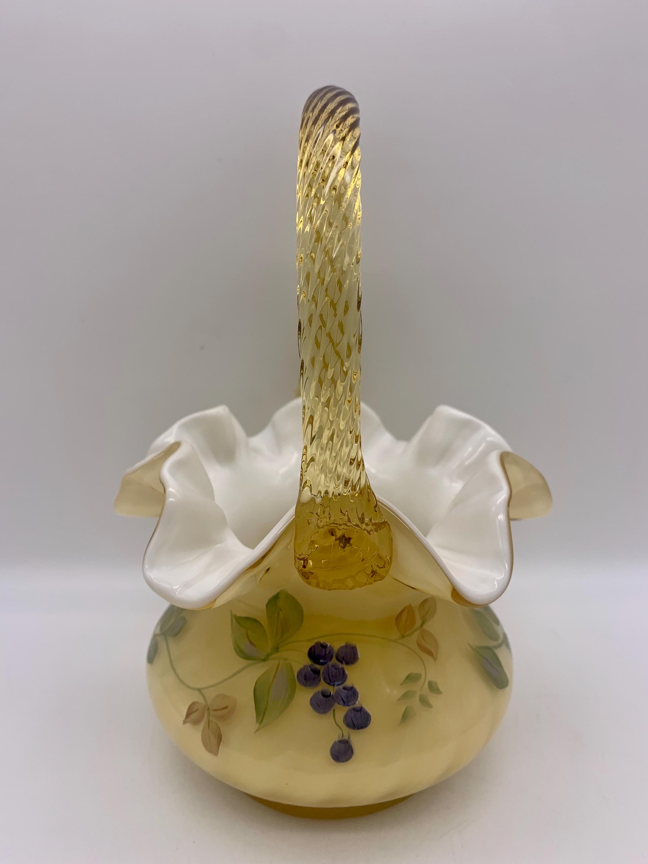 Vintage Don Fenton Family Signature Series Mountain Berry Basket Signed ...