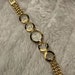 Pierre Vintage Ladies Watch Gold Band White Rhinestones in Bracelet - Etsy