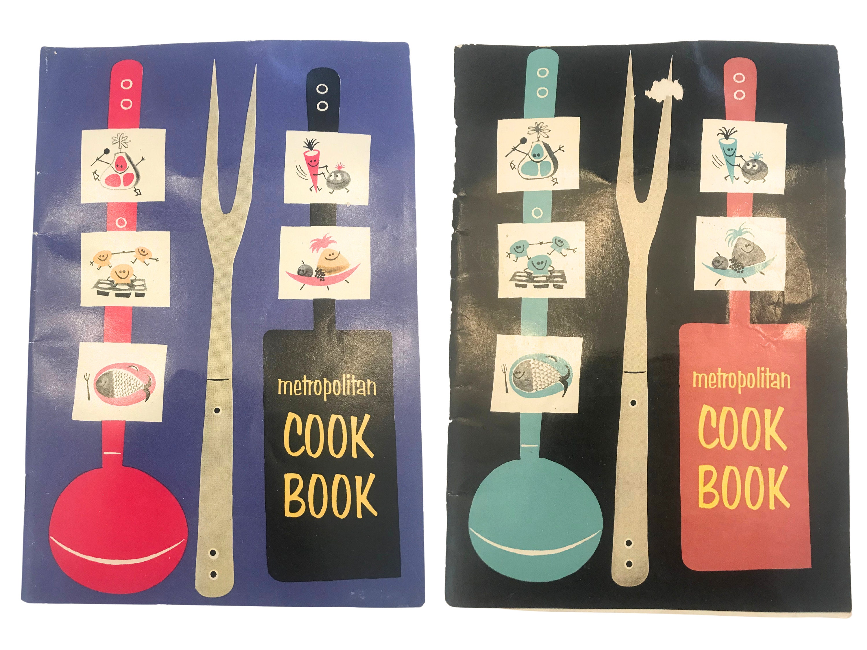Metropolitan Cook Books, Set of 4, Vintage Cook Books, Recipe Booklet ...