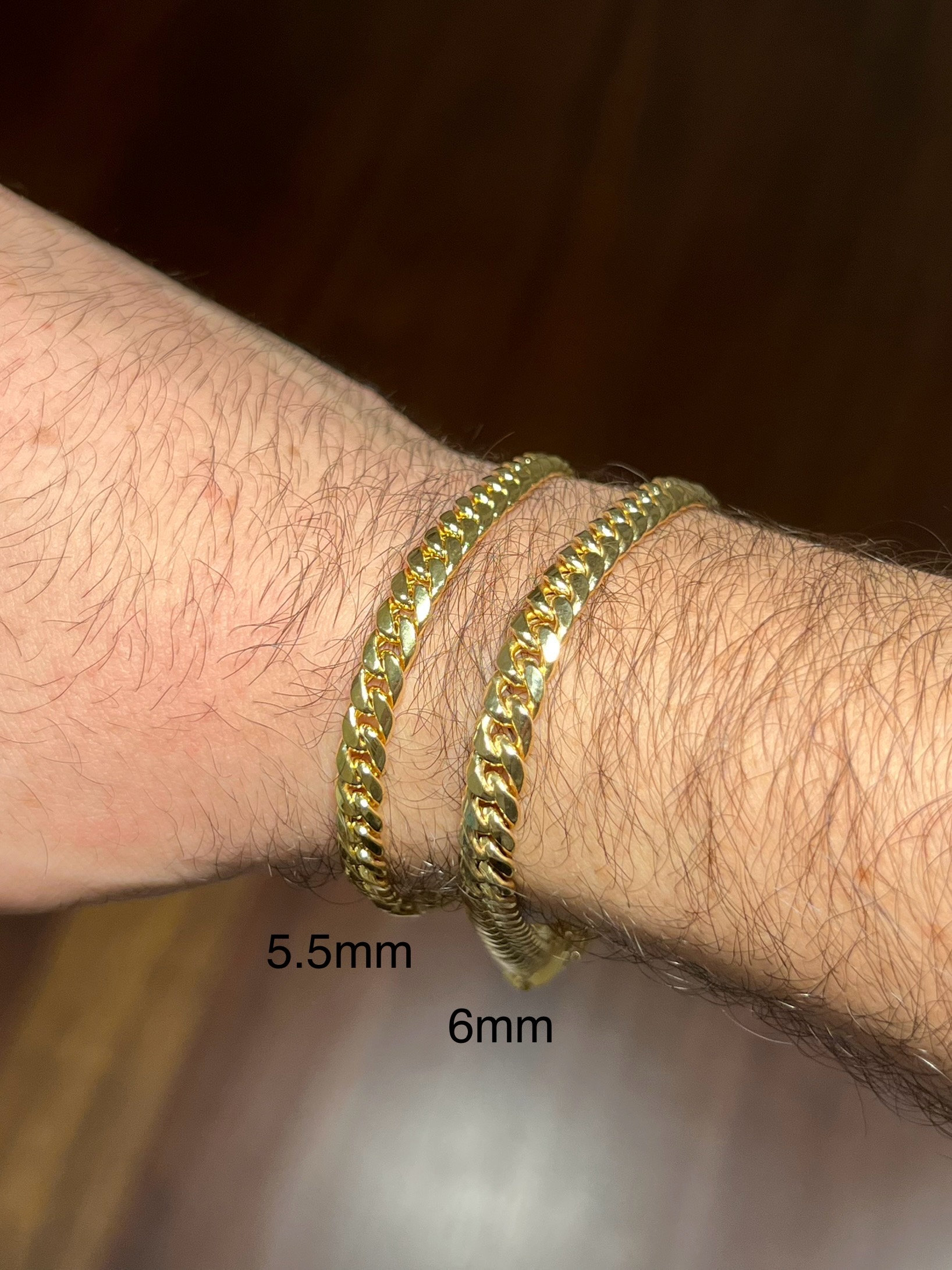 5.5 mm cuban link bracelet store