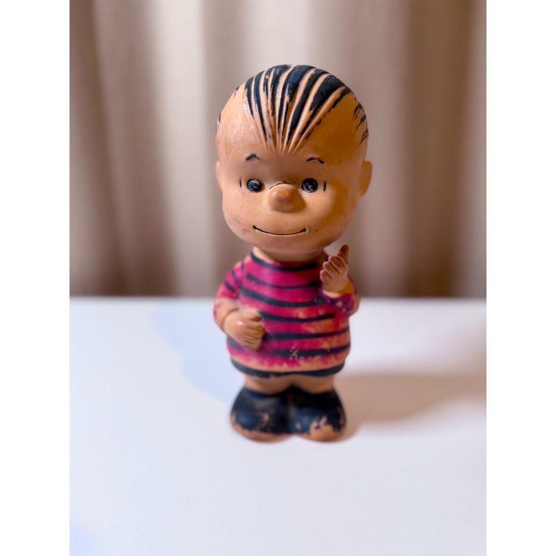 Vintage Linus Peanuts Gang Rubber Toy Figure 1950s 1960s - Etsy