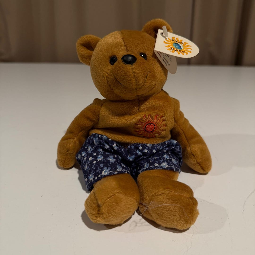 Sun Bum Beach Bears Kahuna Teddy Bear Plush Stuffed Animal Toy 0708 - Etsy