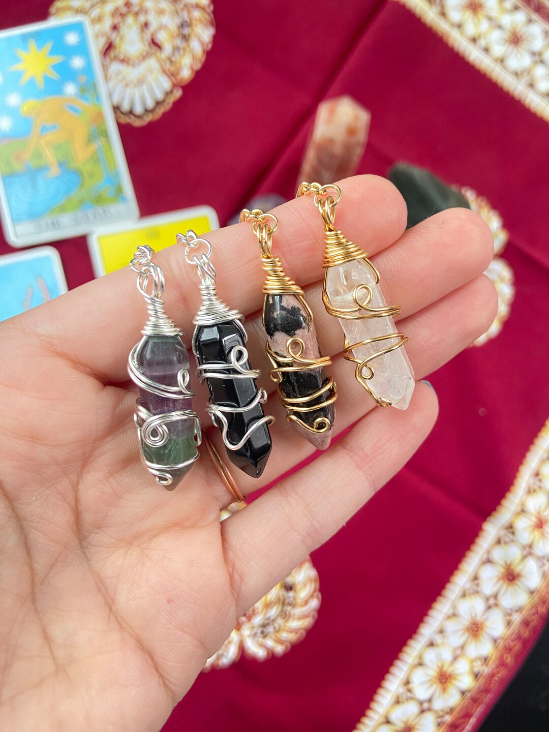 Wire Wrapped Crystal Pendulums - Etsy