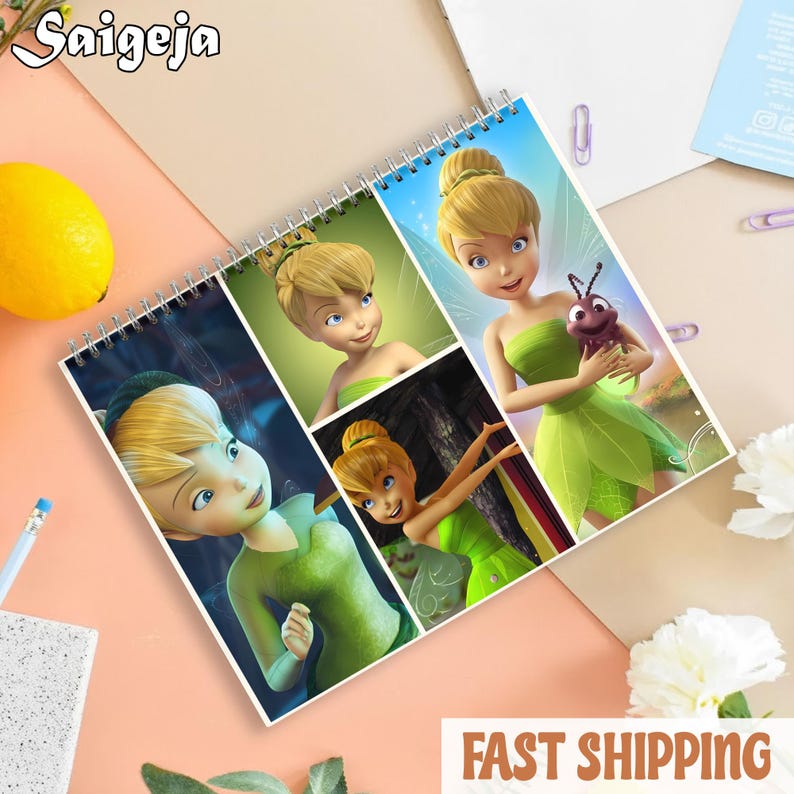 Tinker Bell Disney Calendar 2026, Peter Pan Fairy Wall Calendar, Disney ...