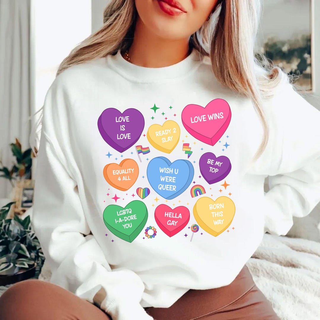 Gay Pride Candy Heart Png, Rainbow Pride Png, Equal Rights Png, Pride ...