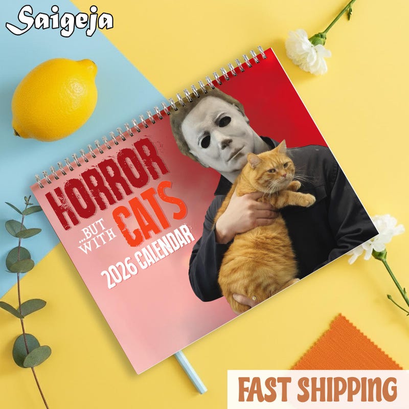 Horror Cat Calendar - Etsy