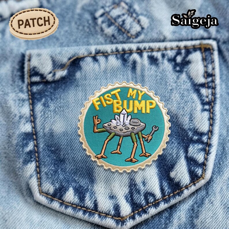 Project Hail Mary Embroidered Patch, Fist My Bump Rocky Patch, Ryland ...