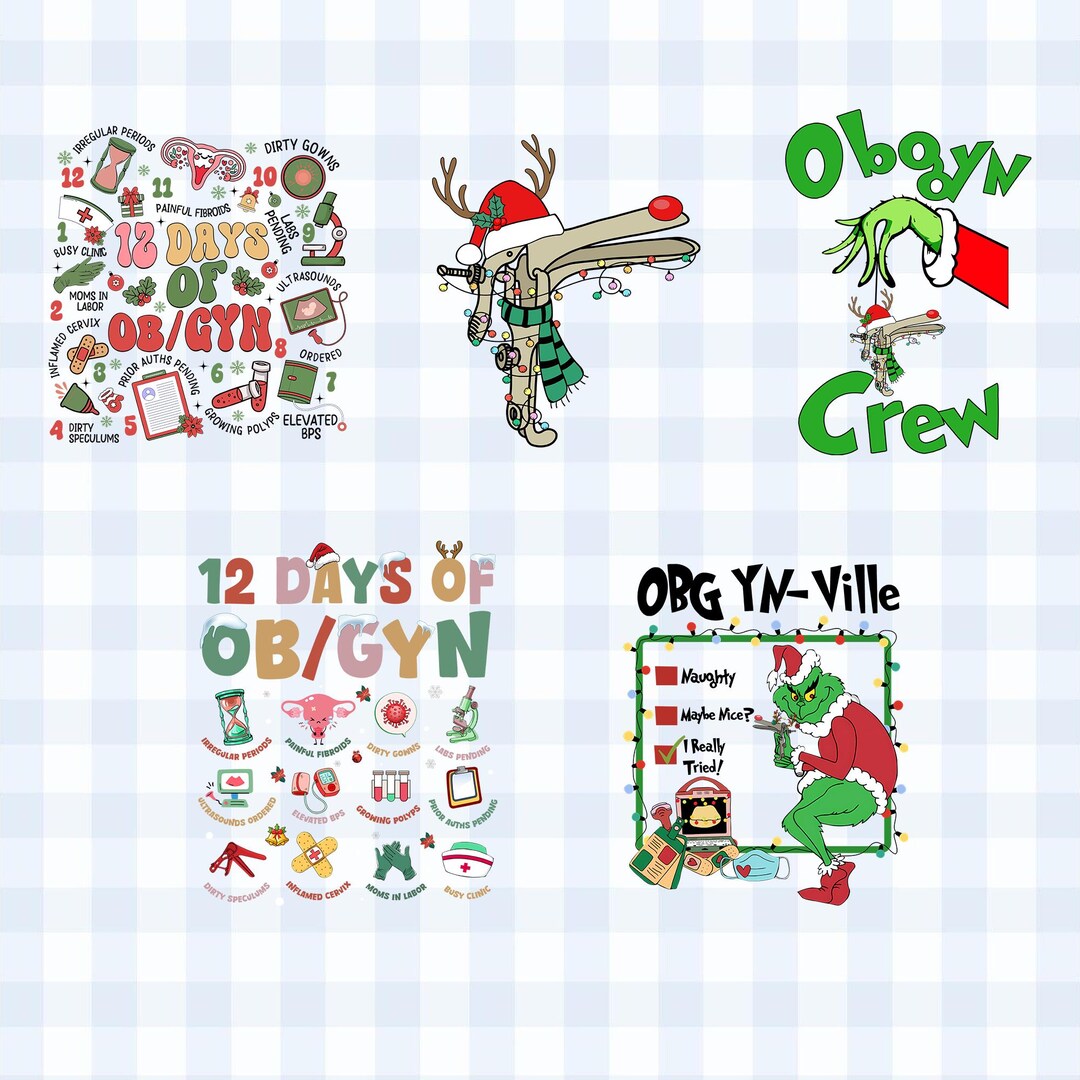 Obgyn Christmas Png, OB Christmas Png, Obgyn Xmas Png, Merry Obgyn Png ...