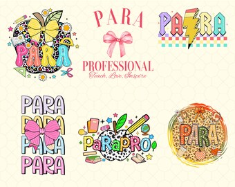 Para Png, Back to School Png, Paraprofessional Sublimation Png, First ...