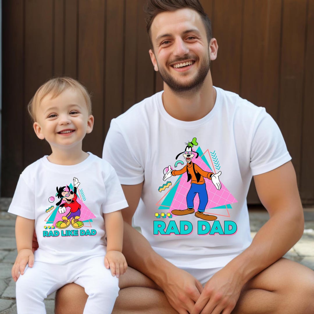 Cartoon Rad Dad Png, Rad Like Dad Png, Father’s Day Png, Dad Cartoon ...